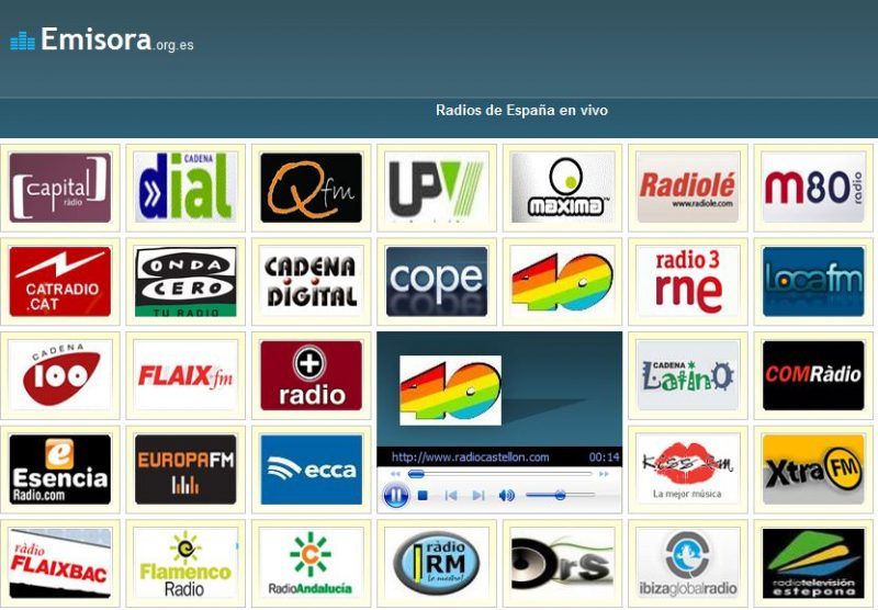 Escuchar emisoras de radio españolas online