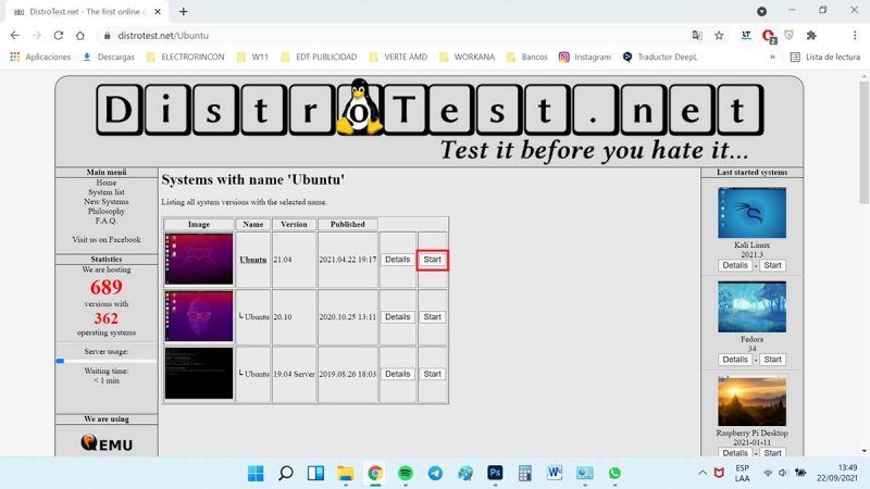 Cómo probar y usar Ubuntu online sin instalar nada
