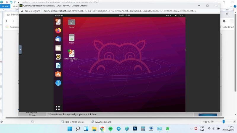 Cómo probar y usar Ubuntu online sin instalar nada